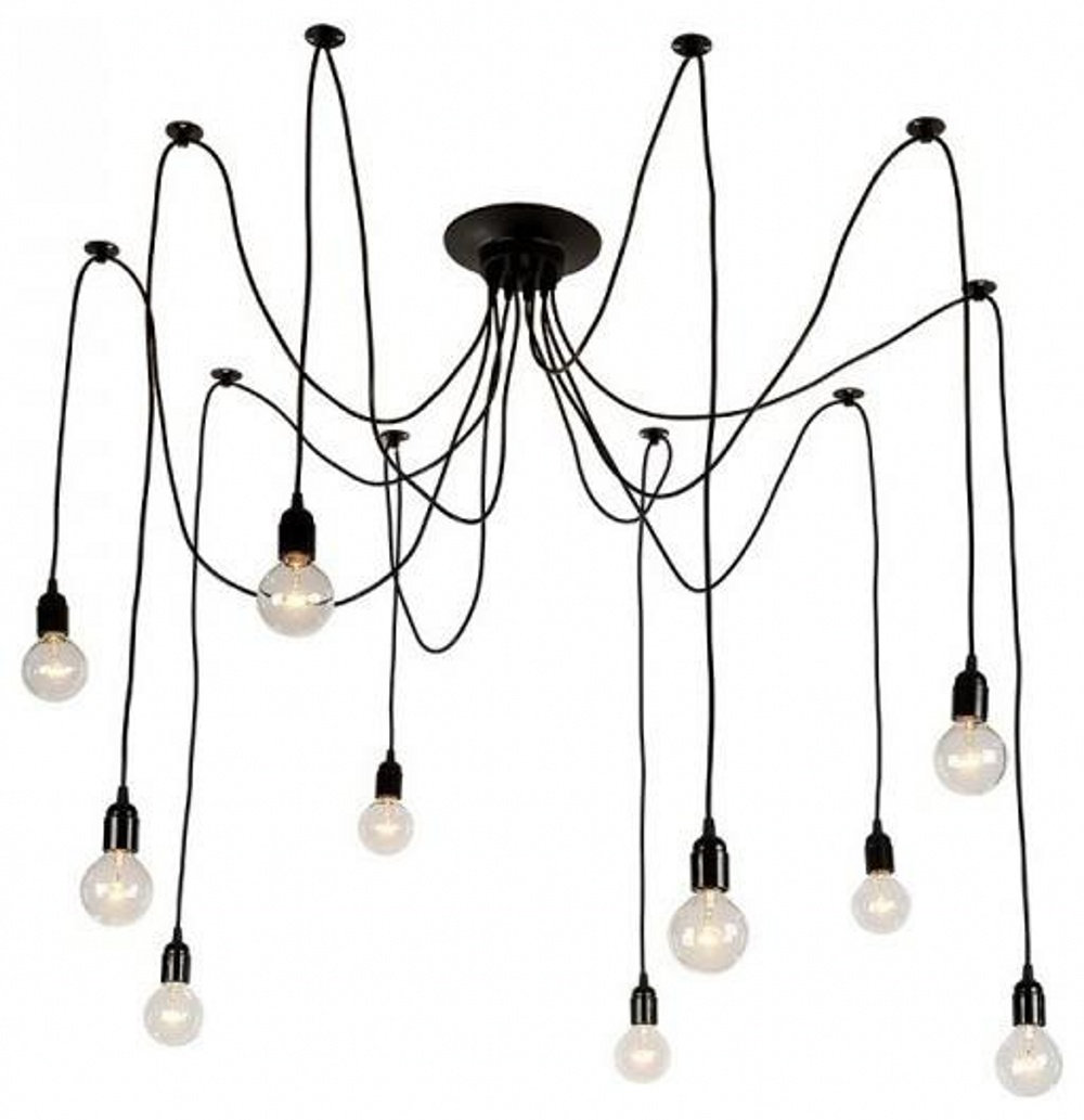 17 Stories Goodale 10-Arm Spider Light DIY Branch Light Ambiance Light for Multiple Pendant ...